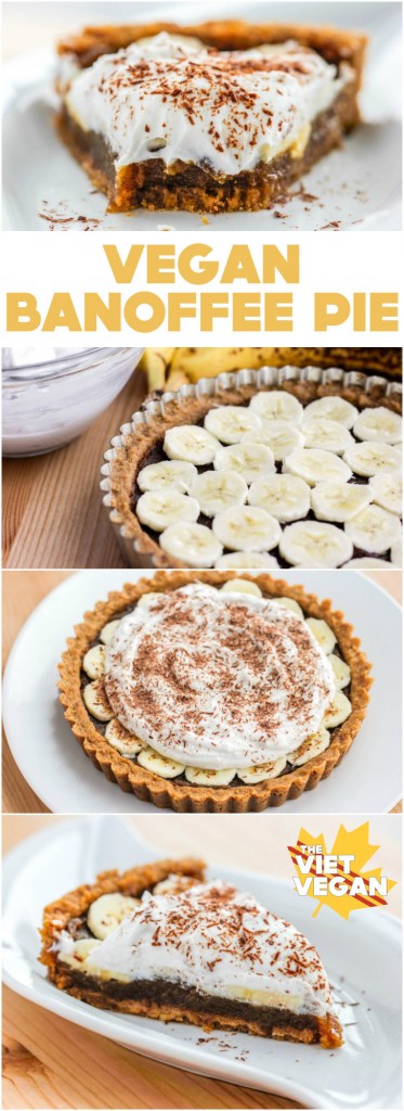 Vegan Banoffee Pie - The Viet Vegan