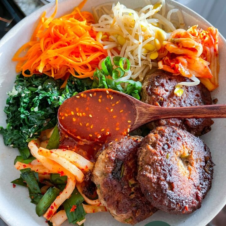 Mini Bulgogi Vegan Tofu Hamburger Steak - The Viet Vegan