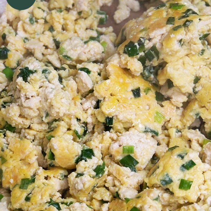 Vietnamese Tofu Egg Scramble - The Viet Vegan