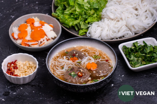 Bun cha chay - The Viet Vegan